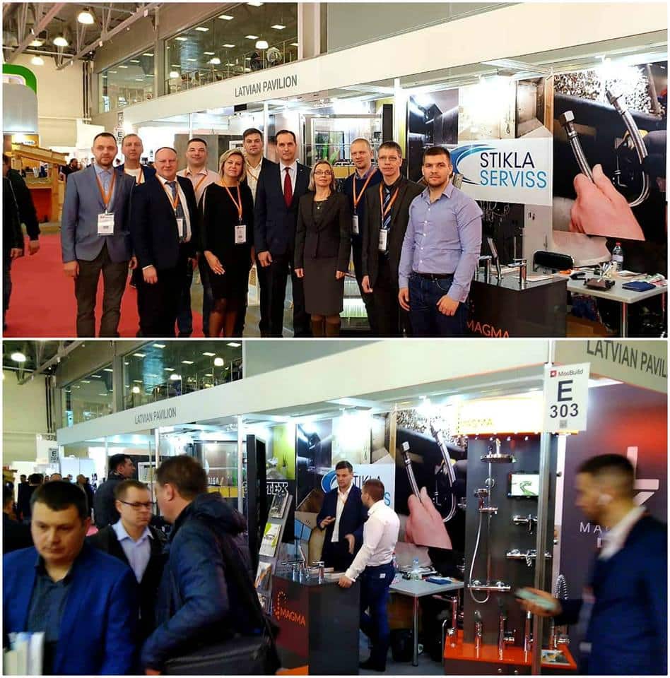 DALĪBA NACIONĀLAJĀ STENDĀ IZSTĀDĒ "MOSBUILD 2019" - STIKLA SERVISS